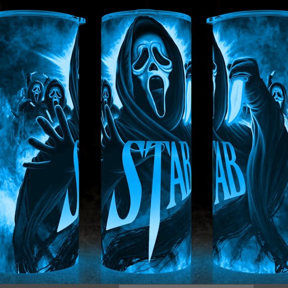 Handmade | Dining | Glow In The Dark Scream Ghostface Stab Horror Movie ...